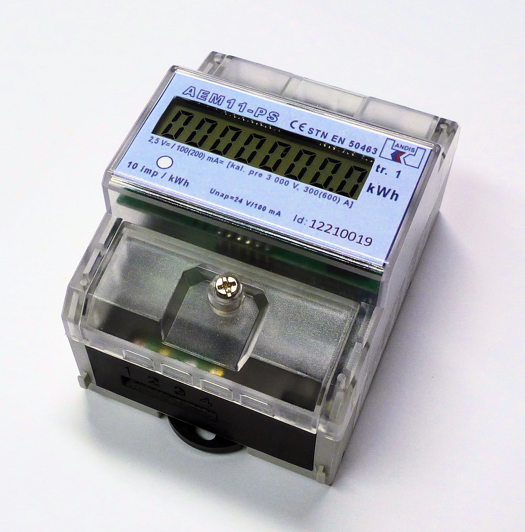 Jednosmerný elektronický elektromer AEM11-PS | spolupracuj.me